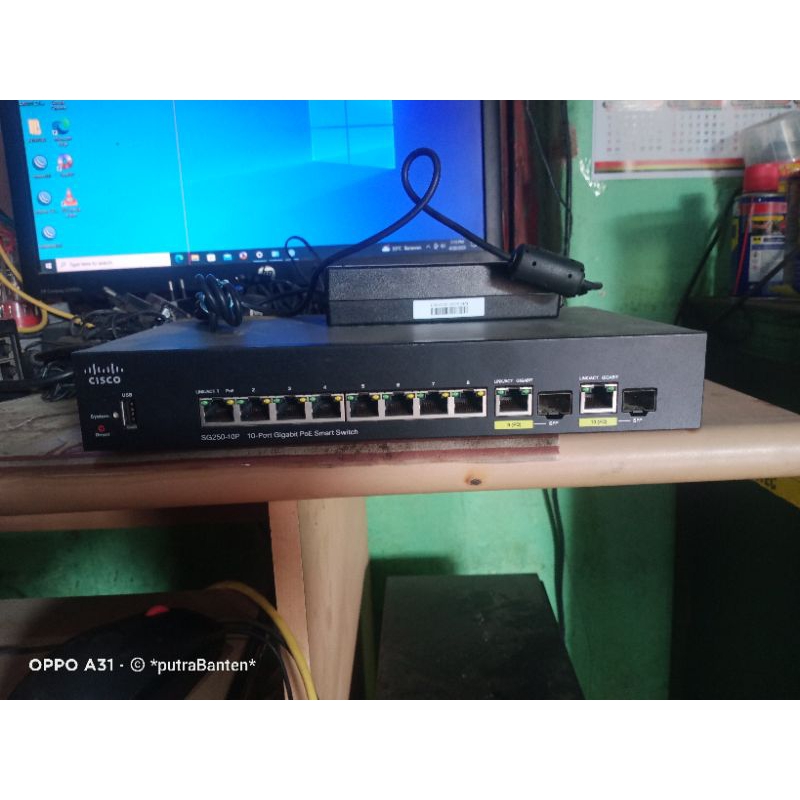 Jual Cisco SG250-10P 10-Port Gigabit Poe Smart Switch | Shopee Indonesia