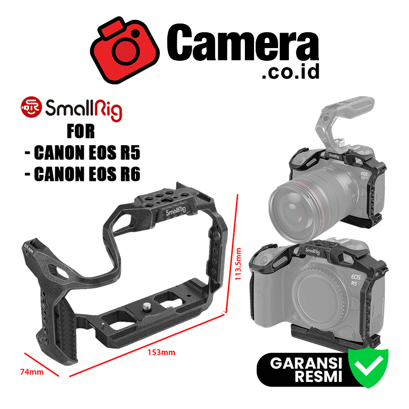 Jual SMALLRIG Black Mamba Camera Cage for EOS R5 & R6 (3233) | Shopee ...