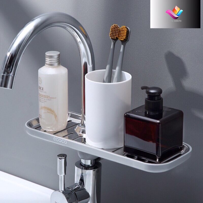 Jual Stainless Steel Faucet Rack Shelf In kitchen Shelves rak sabun bak ...