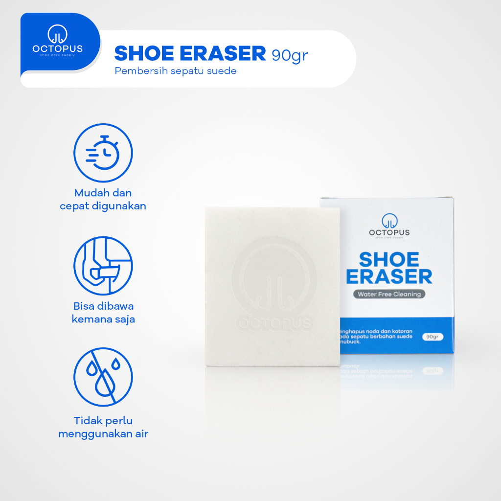 Jual Pembersih Suede Nubuck Eraser Octopus Cleaner | Shopee Indonesia