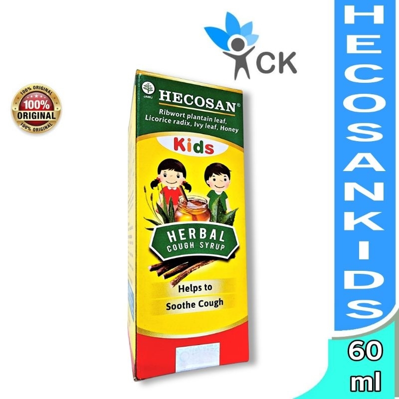 Jual HECOSAN KIDS SYRUP 60 ML obat batuk herbal untuk anak | Shopee ...