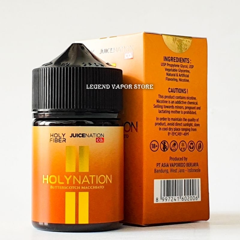 Jual FREEBASE - LIQUID HOLYNATION Butterscotch Macchiato 60ML AUTHENTIC ...