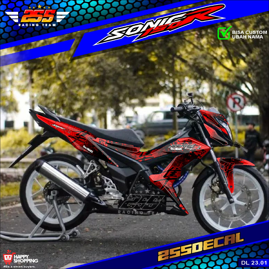 Jual (COD) Decal Sticker Honda SONIC 150R Fullbody Fullblok Desain ...