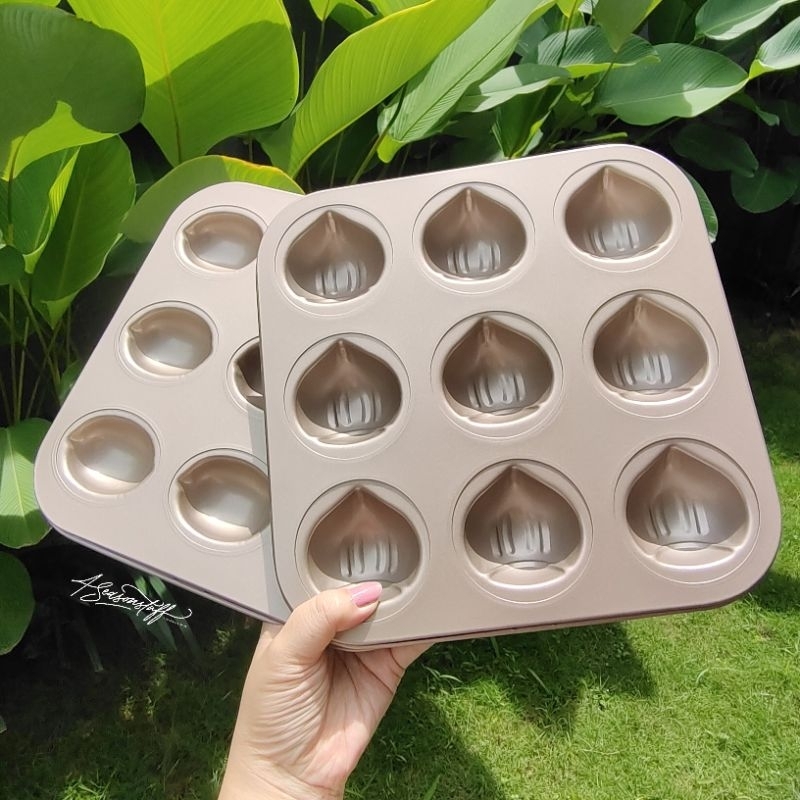 Jual LM Loyang Madeleine sekat 9 cetakan kue bolu cake mold | Shopee ...