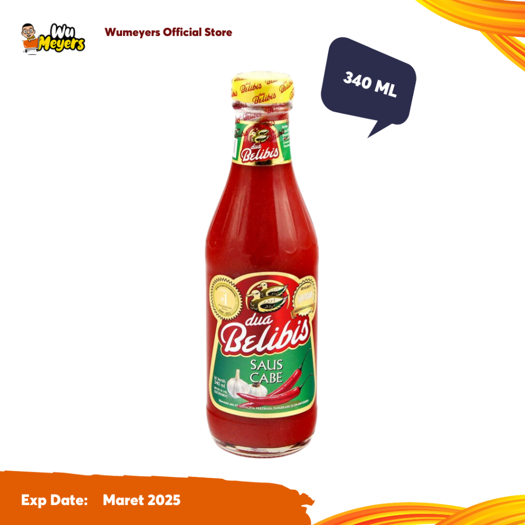 Jual Saus Cabe Cap Dua Belibis 340 ml / Saos Cabe Dua Belibis | Shopee ...