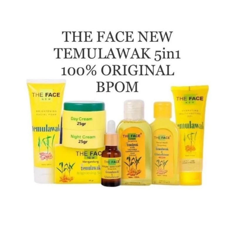 Jual THE FACE NEW TEMULAWAK ORIGINAL BPOM (dus kuning) | Shopee Indonesia