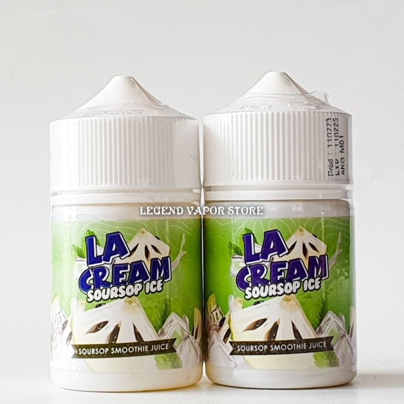 Jual FREEBASE - LIQUID LA CREAM Soursop Smoothie Juice 60ML 3MG ...