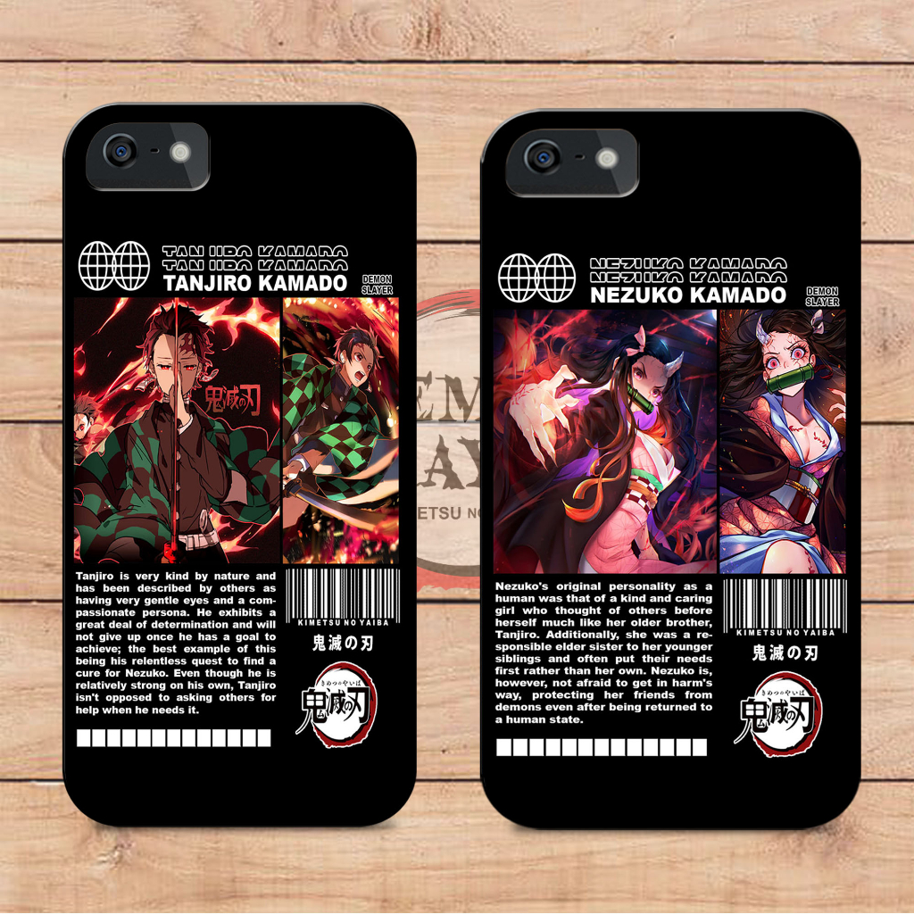 Jual Custom Case Anime Kimetsu No Yaiba Softcase Hardcase | Shopee ...