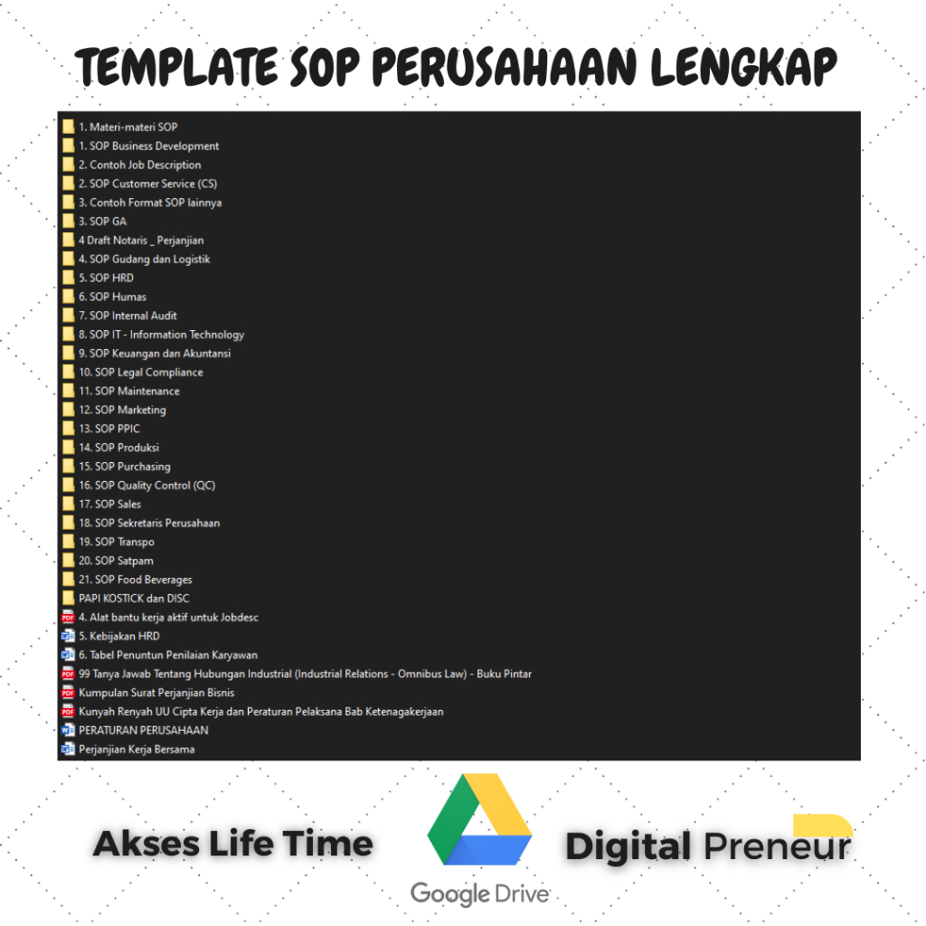Jual SOP PERUSAHAAN Lengkap Dokumen SOP Detail | Shopee Indonesia Jual SOP PERUSAHAAN Lengkap Dokumen SOP Detail | Shopee Indonesia