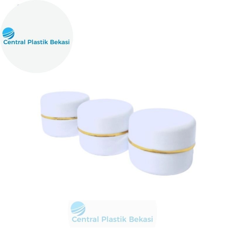 Jual Warna putih-putih super white list Gold / Silver bahan PP Bagian ...
