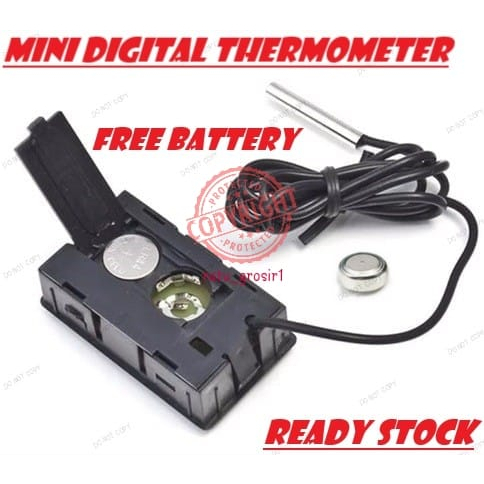 Jual Mini Digital Thermometer Termometer Waterproof Mini Digital ...