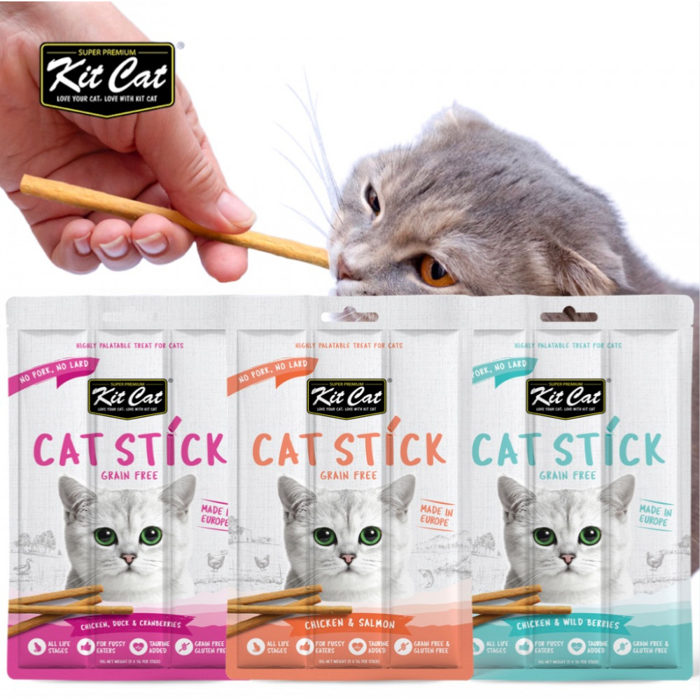 Jual [SALE] Kit Cat Cat Stick 3x5g (isi 3pack) / Snack kucing | Shopee ...