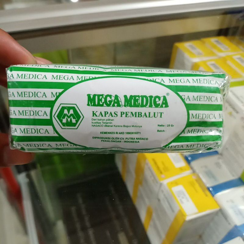 Jual Kapas Pembalut 25 Gram / Kapas 25gr / Kapas 25 Gr / Kapas 25 Gram ...