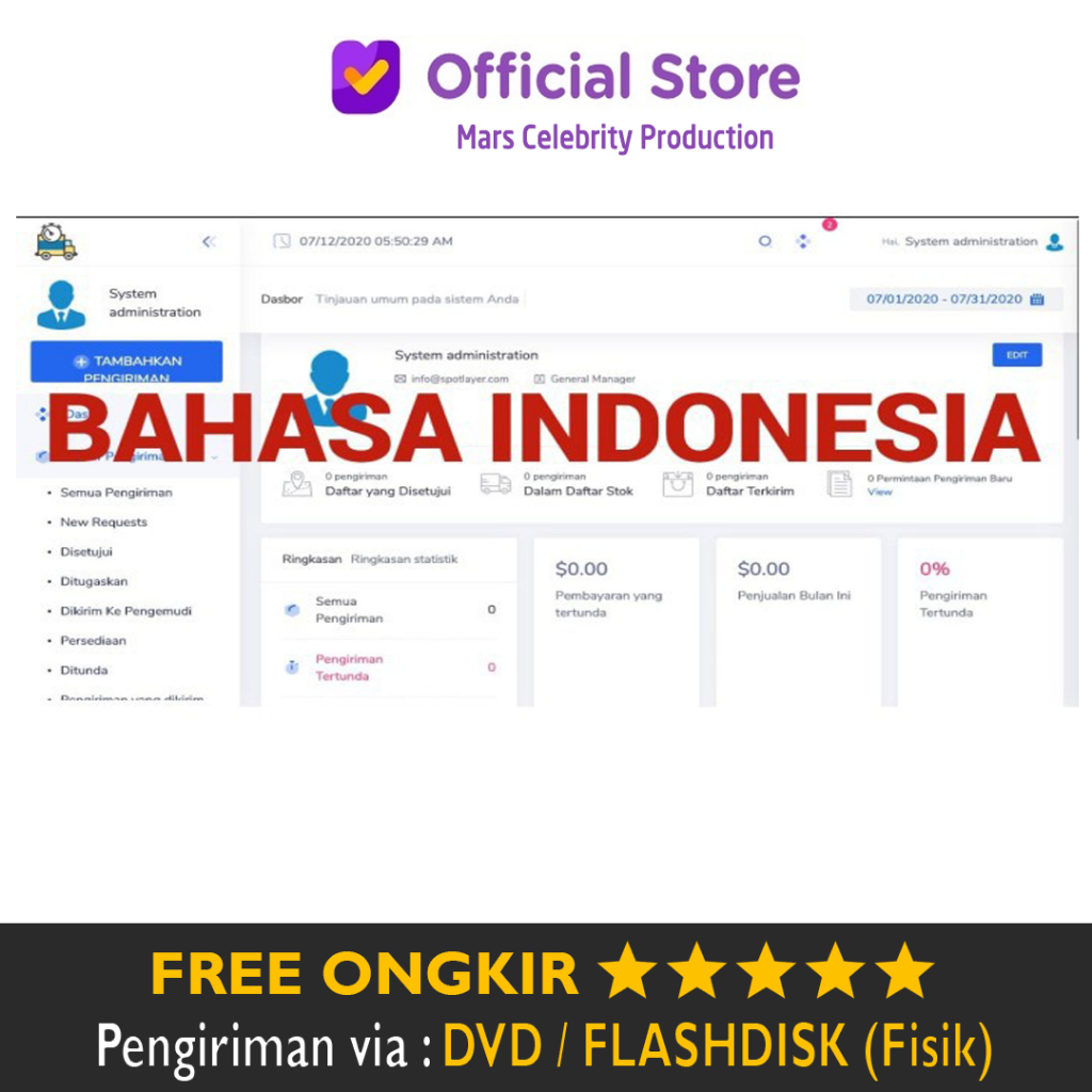 Jual Source Code Aplikasi Cargo Ekspedisi Expedisi Trucking Kurir ...