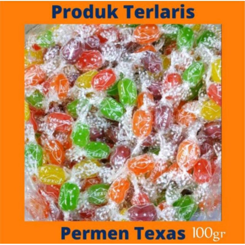 Jual Permen Texas Aneka Rasa Buah 100gr Texas Candy Texas Permen Buah ...