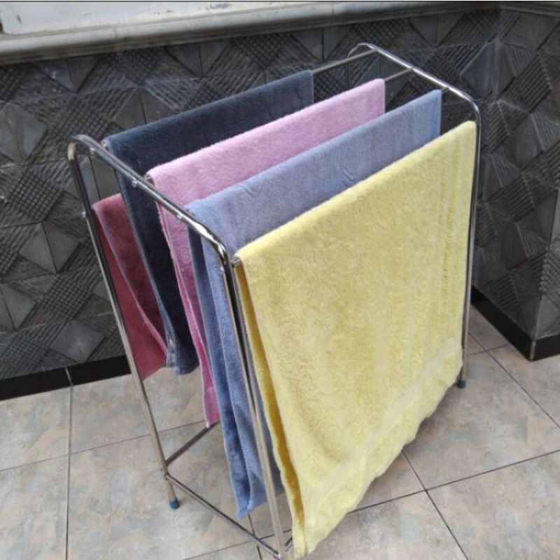 Jual Rak handuk stainless 80 cm | Shopee Indonesia