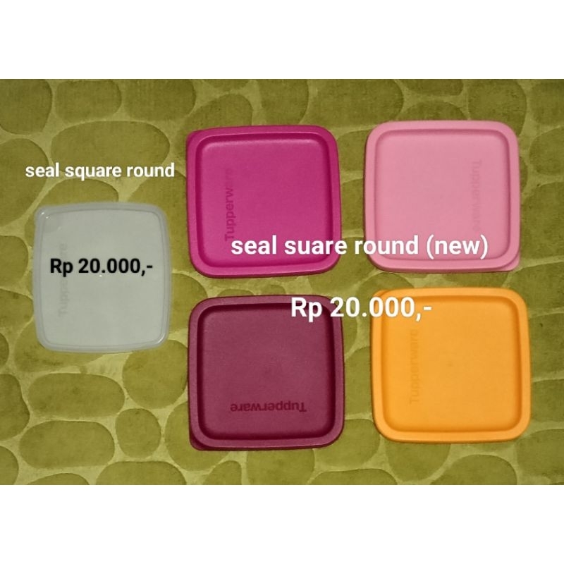 Jual seal square round Tupperware | Shopee Indonesia