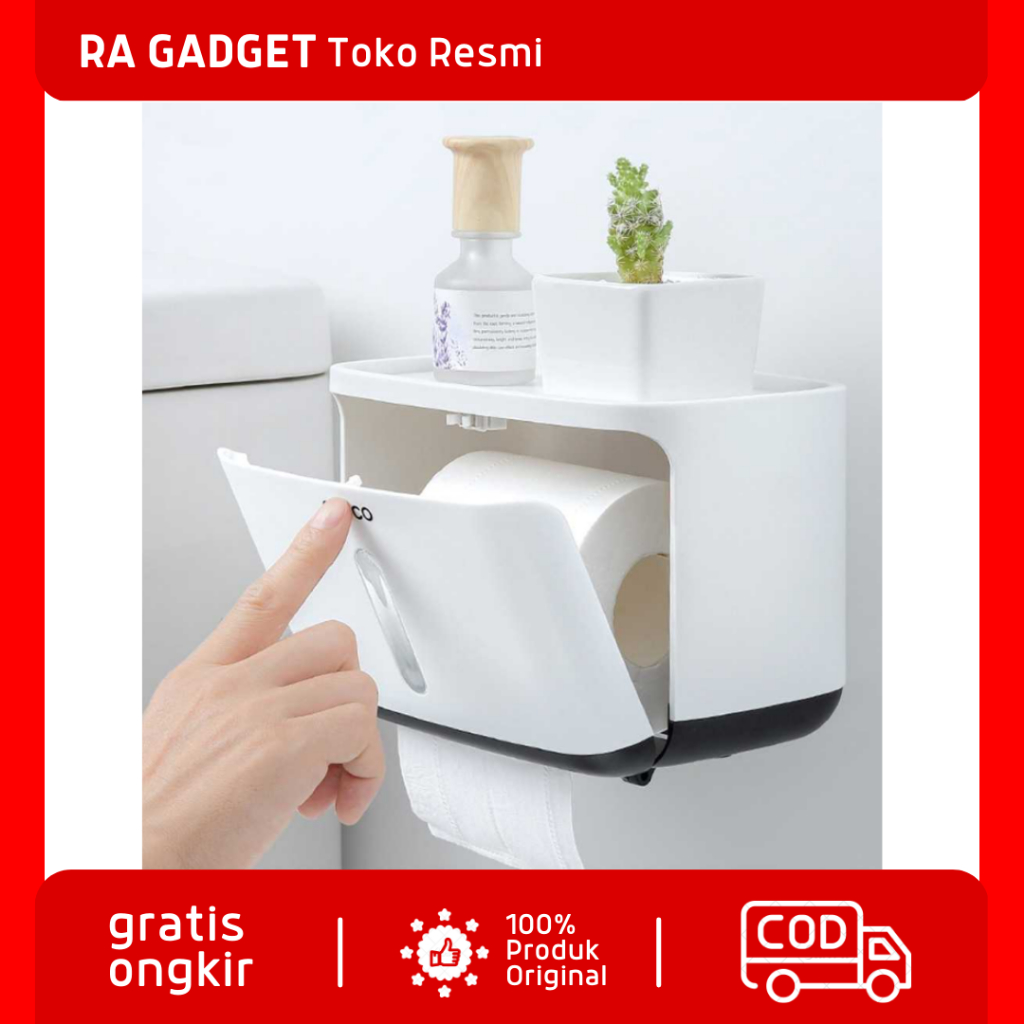 Jual Kotak Tisu Tissue Storage Toilet Paper Box Dispenser / Wadah ...