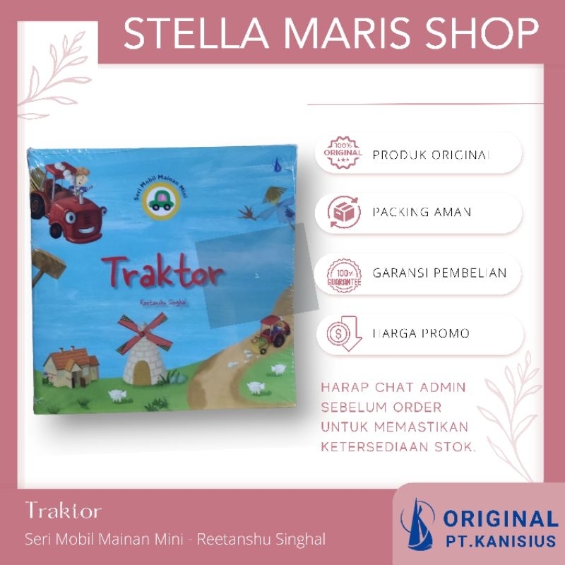 Jual TRAKTOR - Seri Mobil Mainan Mini - Buku Cerita Anak Diskon ...
