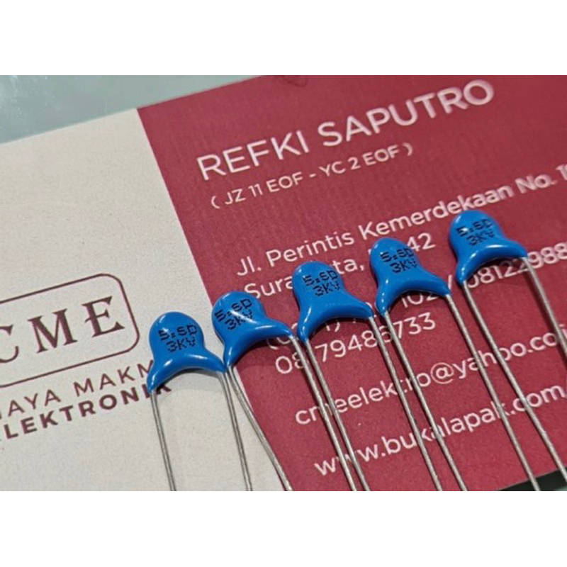 Jual CAPACITOR CERAMIC 5,6pF-3KV | Shopee Indonesia