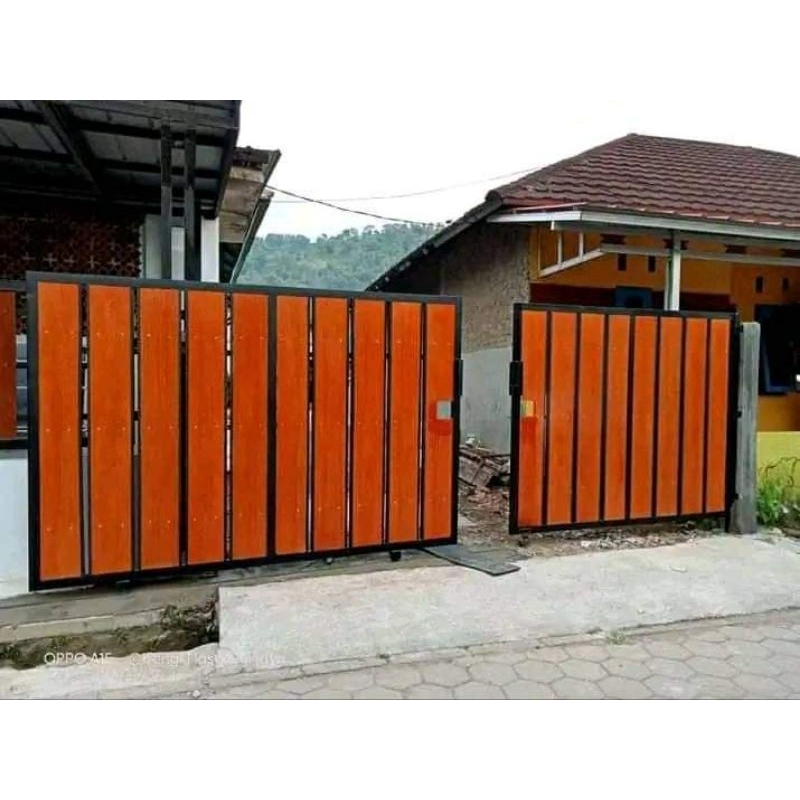 Jual pagar minimalis kombinasi risplang grc | Shopee Indonesia