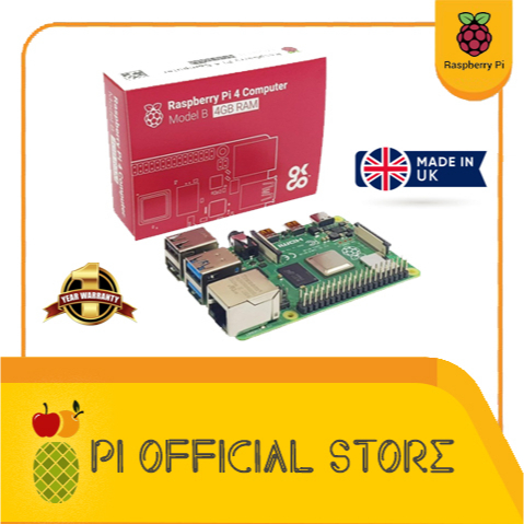 Jual Raspberry Pi 4 Model B Original 4GB - Board | Shopee Indonesia