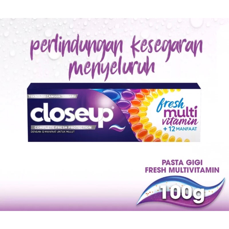 Jual Closeup Pasta Gigi Fresh Multivitamin Complete Fresh Protection ...