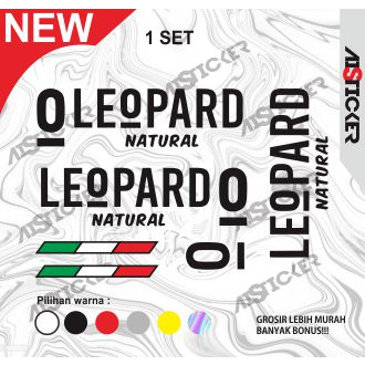 Jual STIKER HELM LEOPARD 1 SET CUTTING MURAH! | Shopee Indonesia