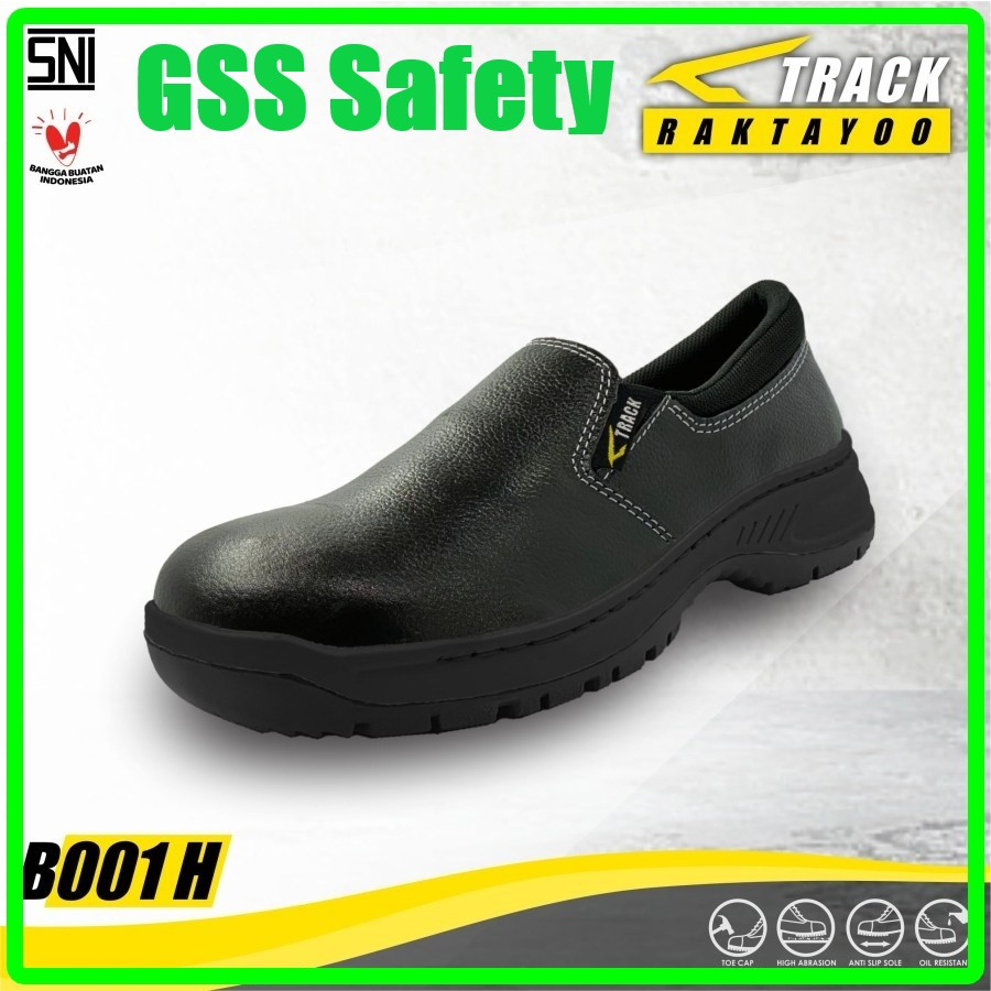 Jual Sepatu Safety Model Slip on Tipe A/B 001H Track Raktayoo | Shopee ...