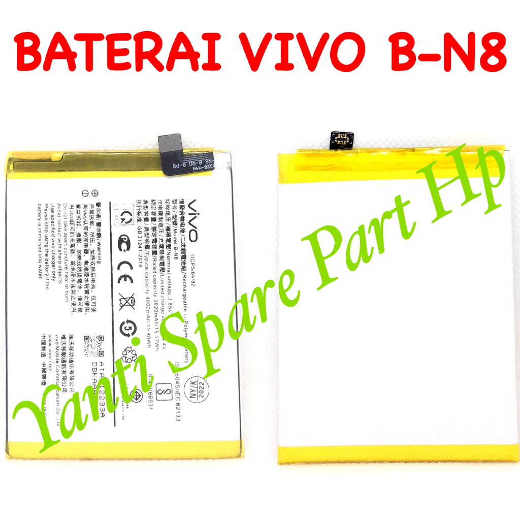 Jual Baterai Vivo V20 V20 Pro B-N8 BN8 Original Terlaris New | Shopee ...