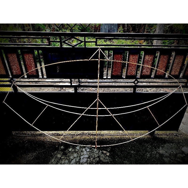Jual RANGKA LAYANGAN GAPANGAN PEGON UKUR 2 METER | Shopee Indonesia