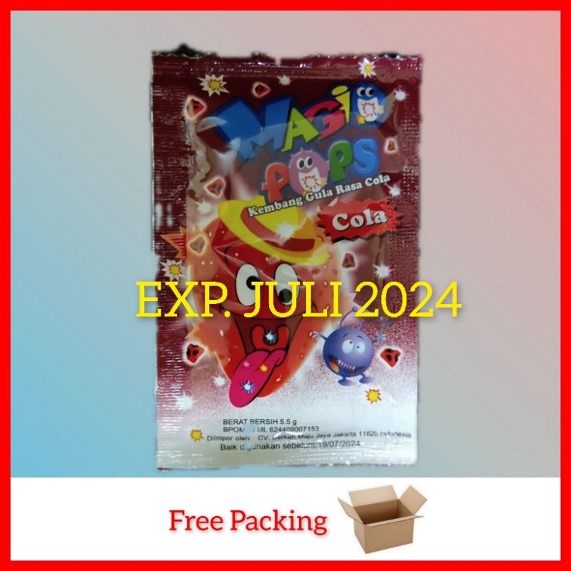 Jual Magic Pops Kembang Gula cola/ Magic pops Candy/ Permen Magic pops ...