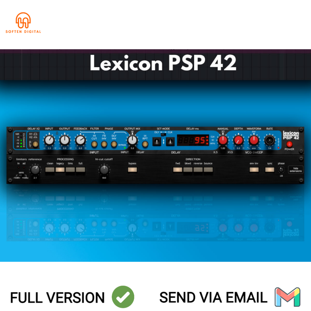 Jual PSPaudioware Lexicon PSP42x - VST Plugin high-quality digital stereo delay and phrase ...