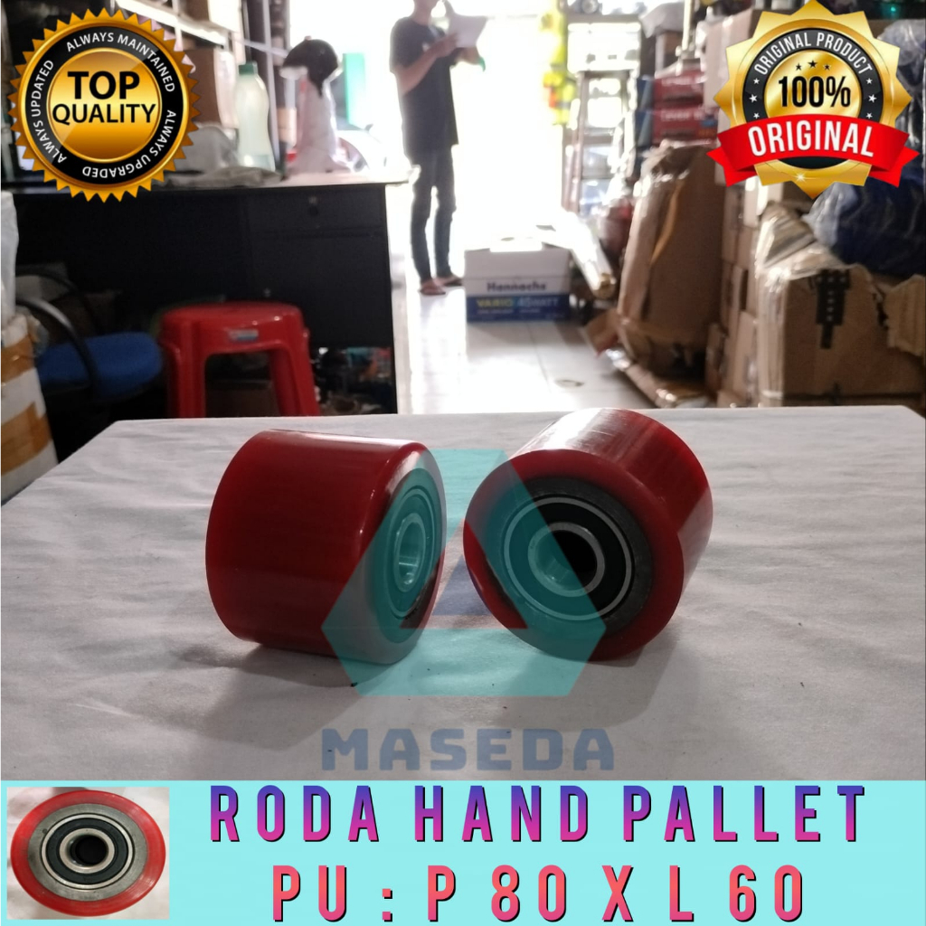 Jual Roda hand pallet Polyuthrane 3 ton | Shopee Indonesia