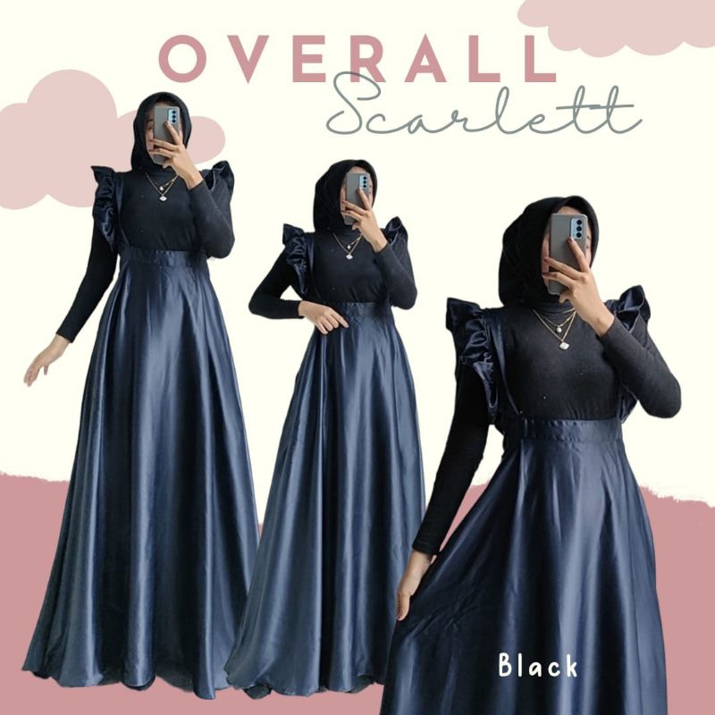 Jual Labiba.co Scarlett Overall BAJU CANTIK SHIMMER GLOWING OVERALL ...