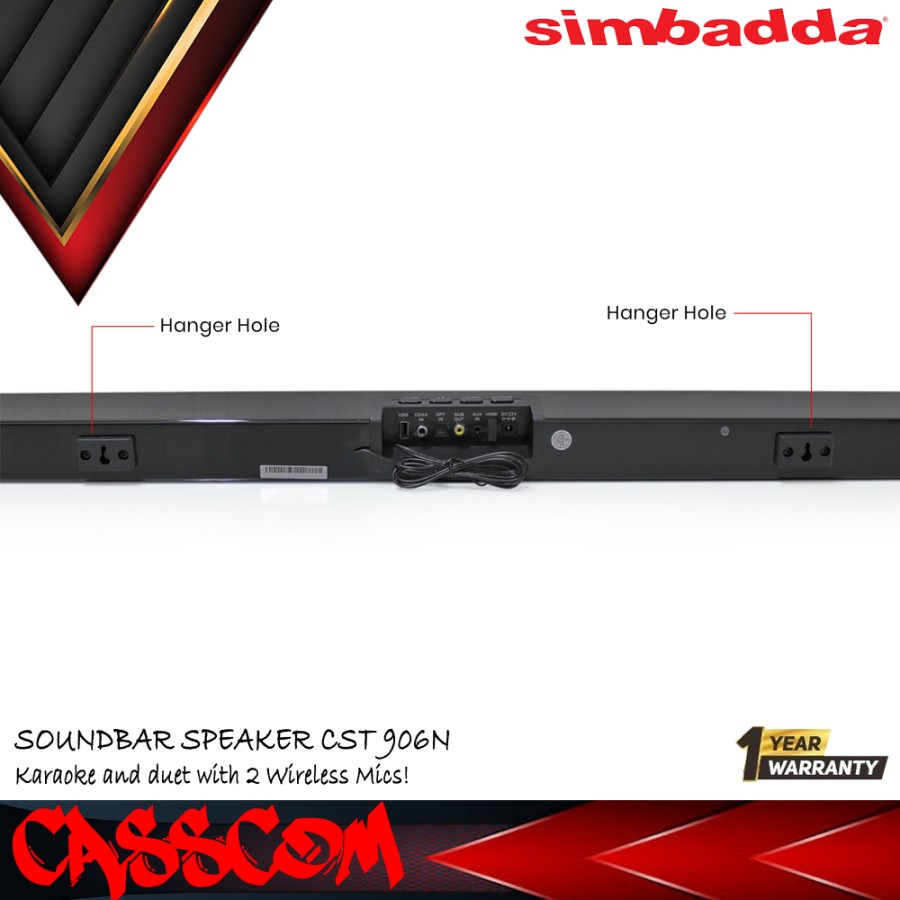 Jual Simbadda CST 906N+ Soundbar TV Wireless Bluetooth Home Theater ...