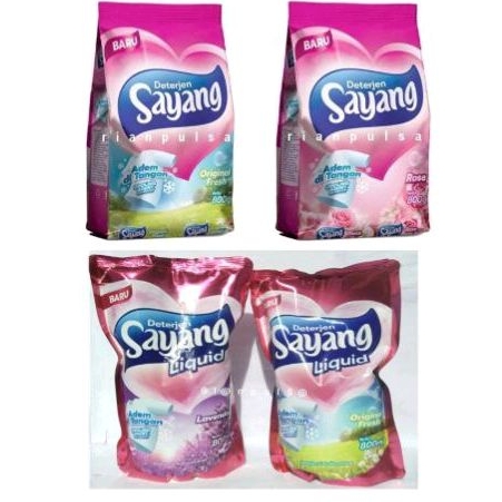 Jual SAYANG ORIGINAL FRESH DAN ROSE POWDER DETERGENT 800GR | Shopee ...