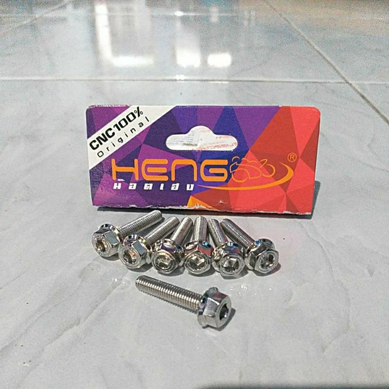 Jual baut stainless 2 kunci 6×30 honda yamaha heng thailand | Shopee Indonesia
