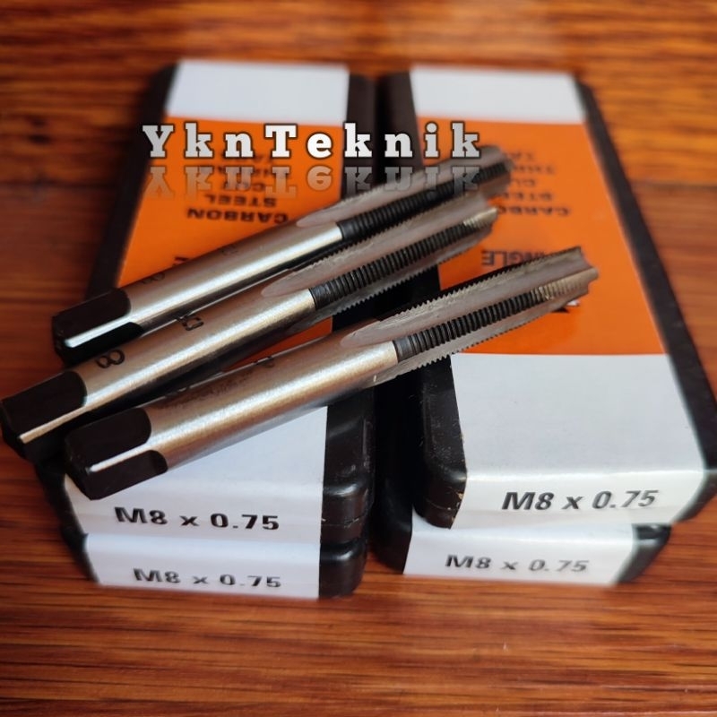 Jual mata bor ulir drat baut TRIANGLE mata han tap ukuran M8 x 0.75 ...
