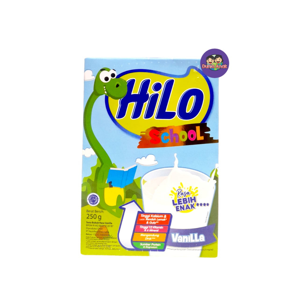 Jual HILO Susu Formula Hilo School Rasa Vanila 250gr | Shopee Indonesia