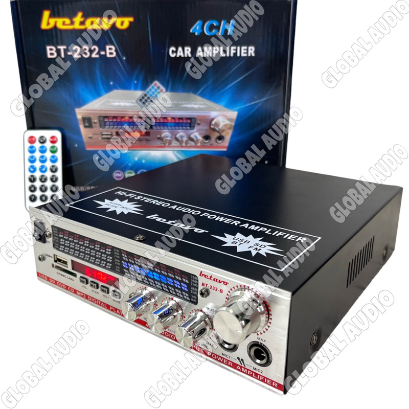 Jual Power Amplifier Mobil Betavo BT 232B Betavo BT-232B Mobil Mini Bt232b ( Bisa COD ) | Shopee ...