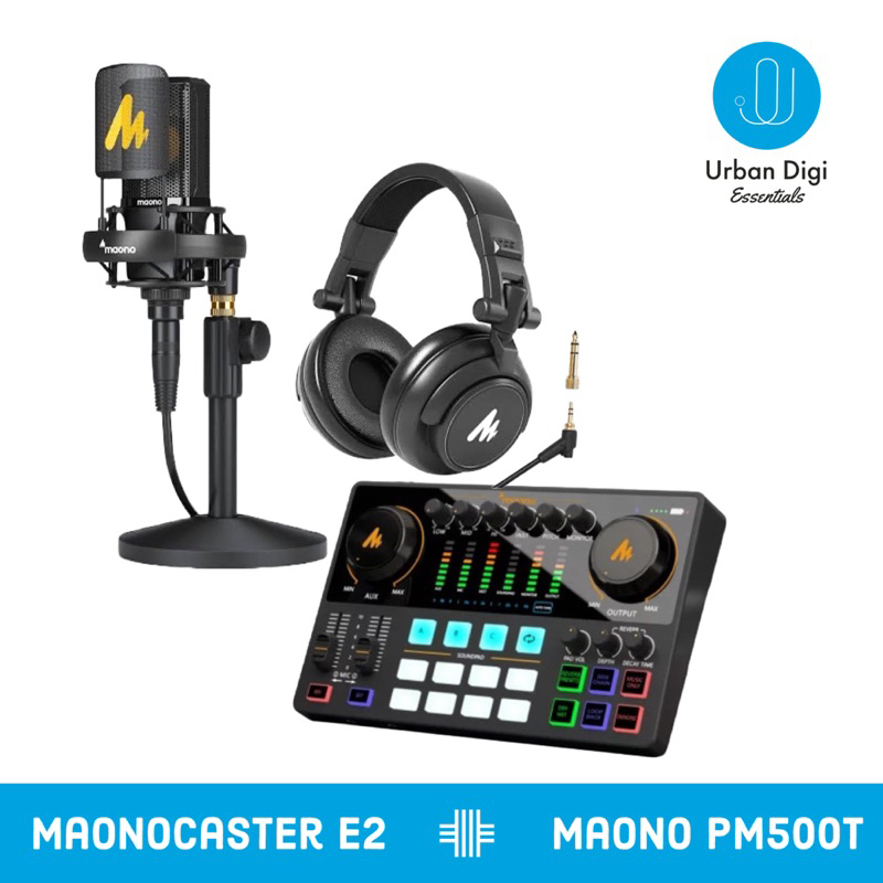 Jual Maonocaster AU AME2 dengan Microphone Maono PM500T - Paket Soundcard Buat Home Recording ...