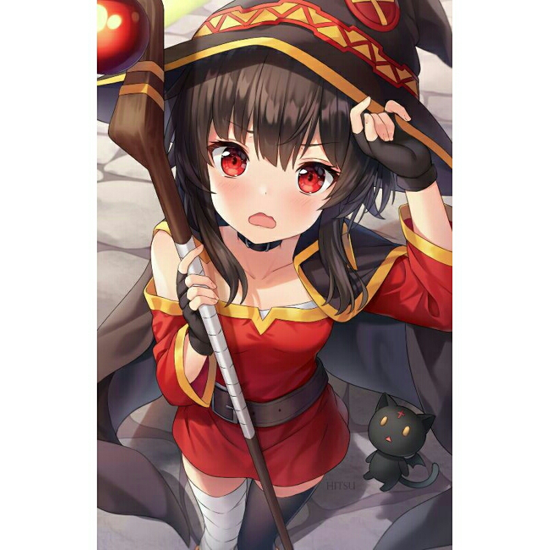 Jual Poster Anime Konosuba Megumin A4 / A3 | Shopee Indonesia