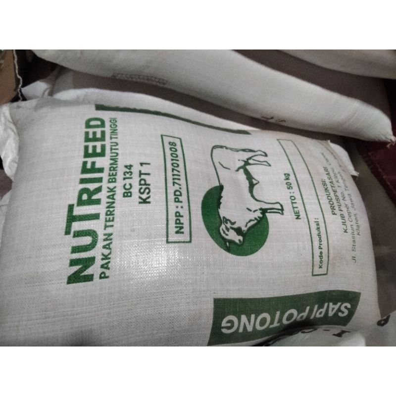 Jual NUTRIFEED KONSENTRAT PAKAN TERNAK KAMBING SAPI 50 KG | Shopee Indonesia