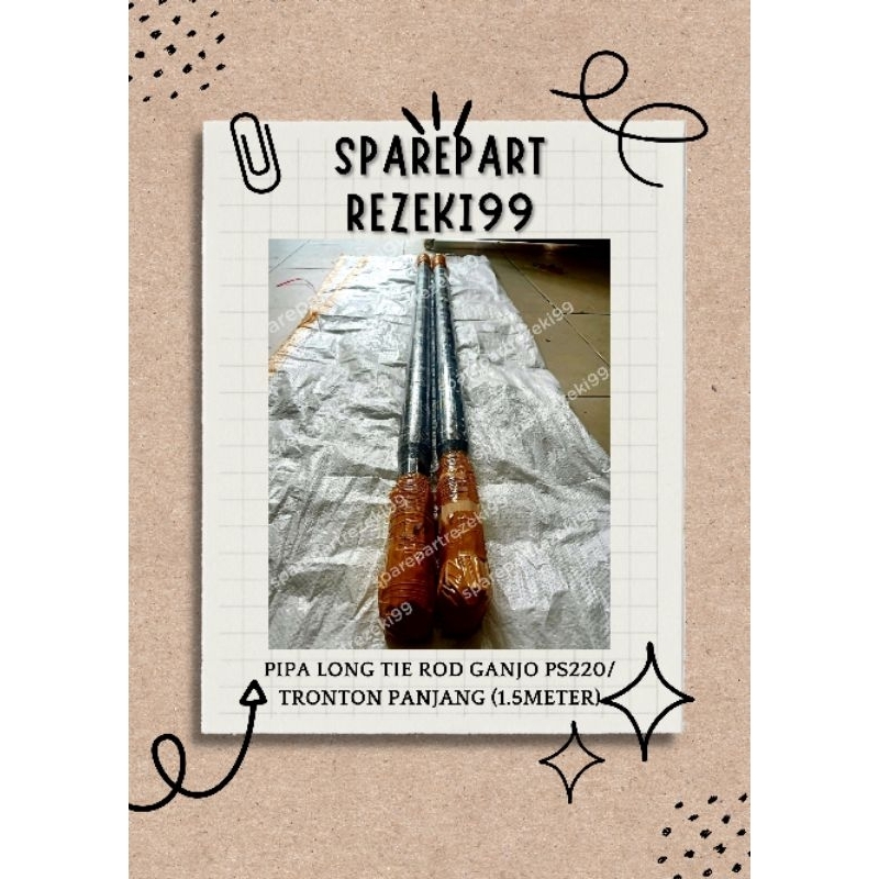 Jual Tie Rod Pipa Panjang 1.5 METER FUSO GANJO PS220 Tronton | Shopee ...