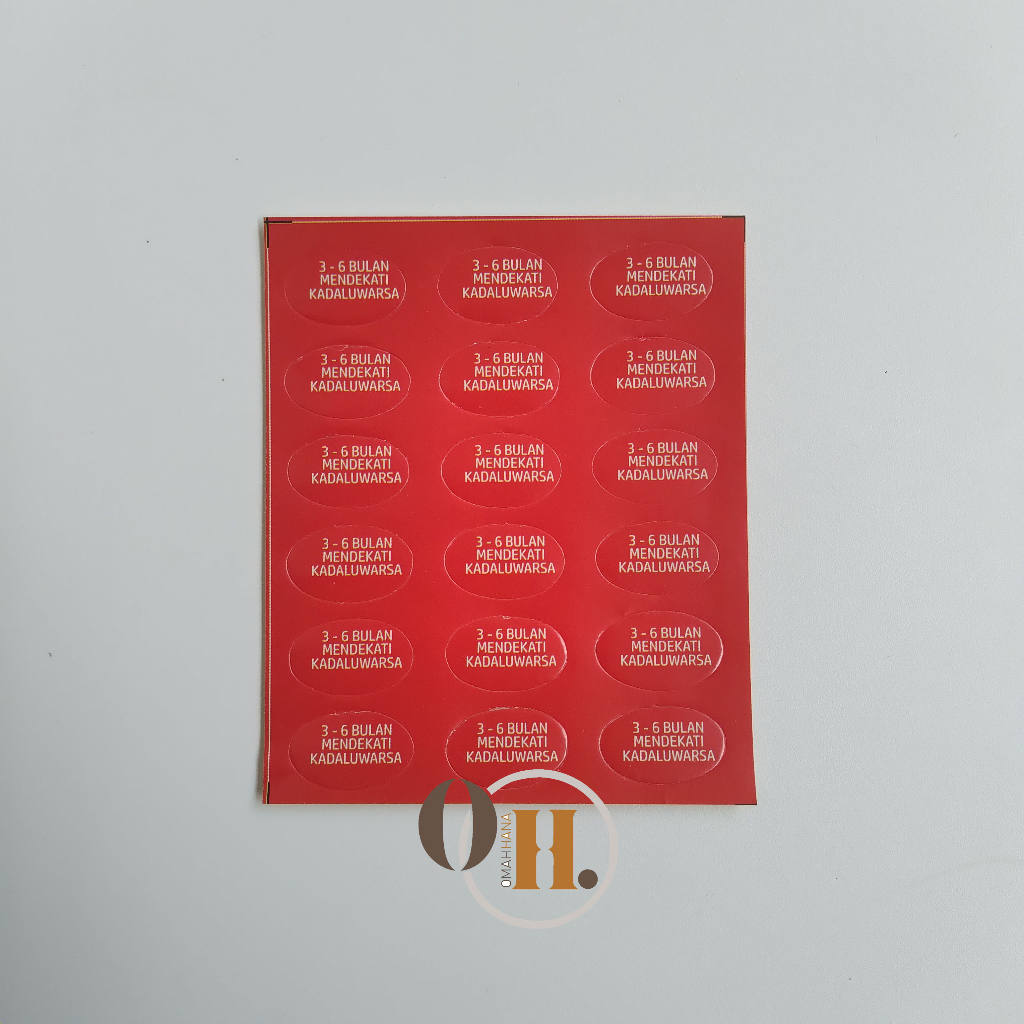 Jual Stiker Label Obat Kadaluwarsa - Stiker Mendekati Kadaluwarsa ...