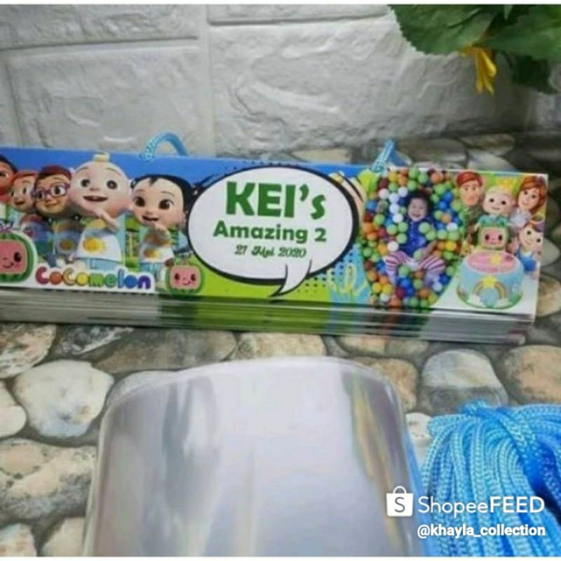 Jual [ minimal order 30biji ] uk.20x35 PLASTIK LABEL ULANG TAHUN ...