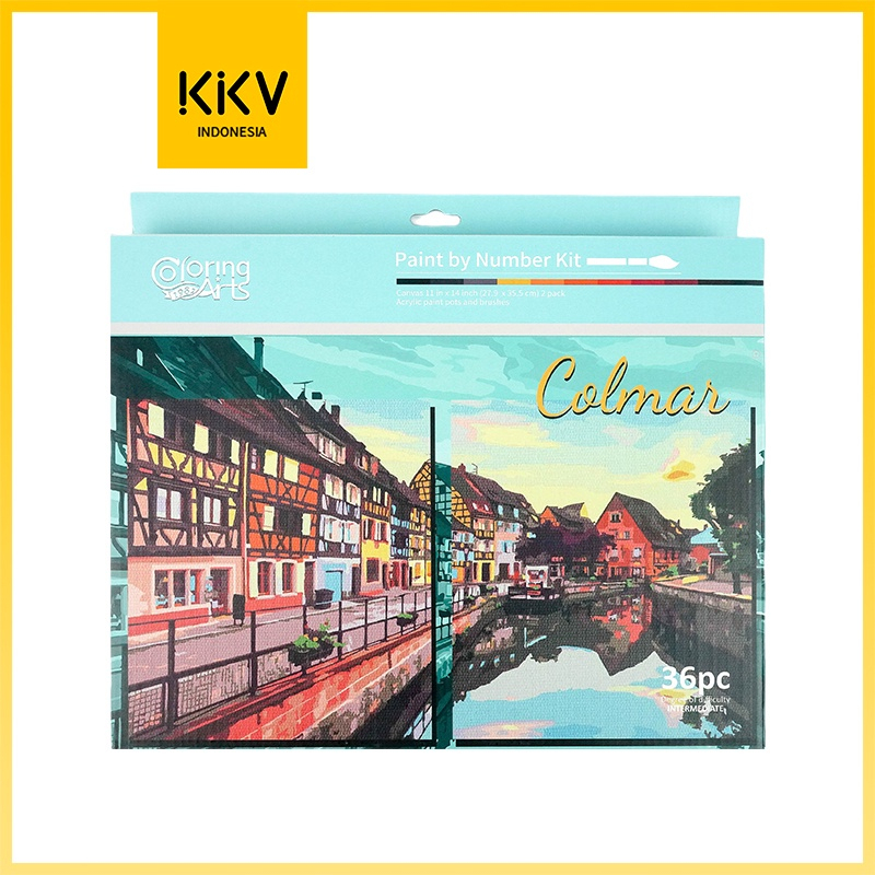 Jual KKV - Langer Paint By Numbers Set Kanvas Cat Lukis DIY Lukisan ...