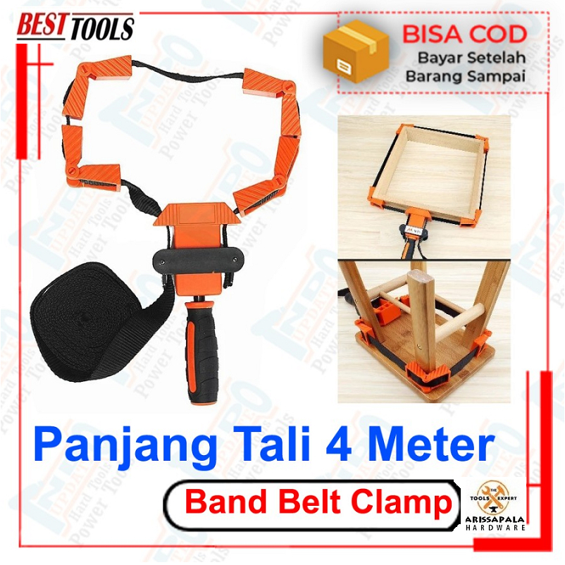 Jual BESTTOOLS Belt Clamp Klem Tali Frame Jig Rapit Strap Band Clamp ...