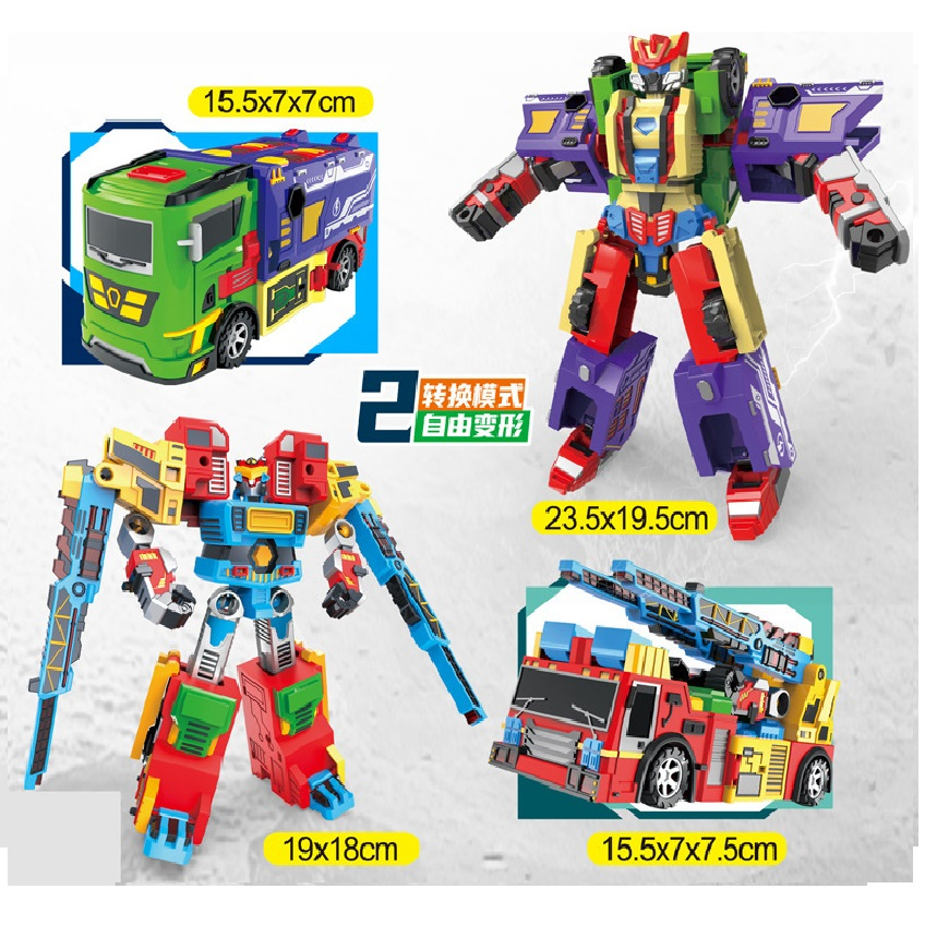 Jual 2IN1 DIY BUS ROBOT | MAINAN ANAK EDUKASI ROBOT TRANSFORMERS TRUCK ...